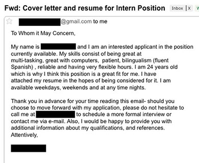 10 Terrible Cover Letters From Across The Internet